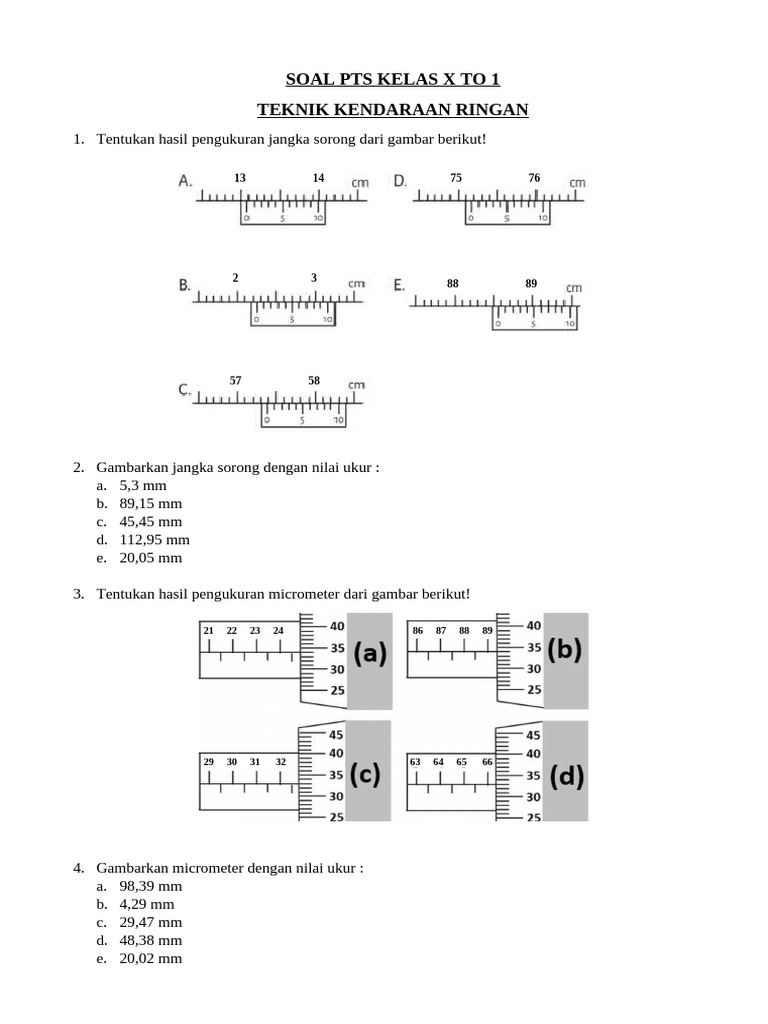 Soal Pts Kelas X To 1 | PDF