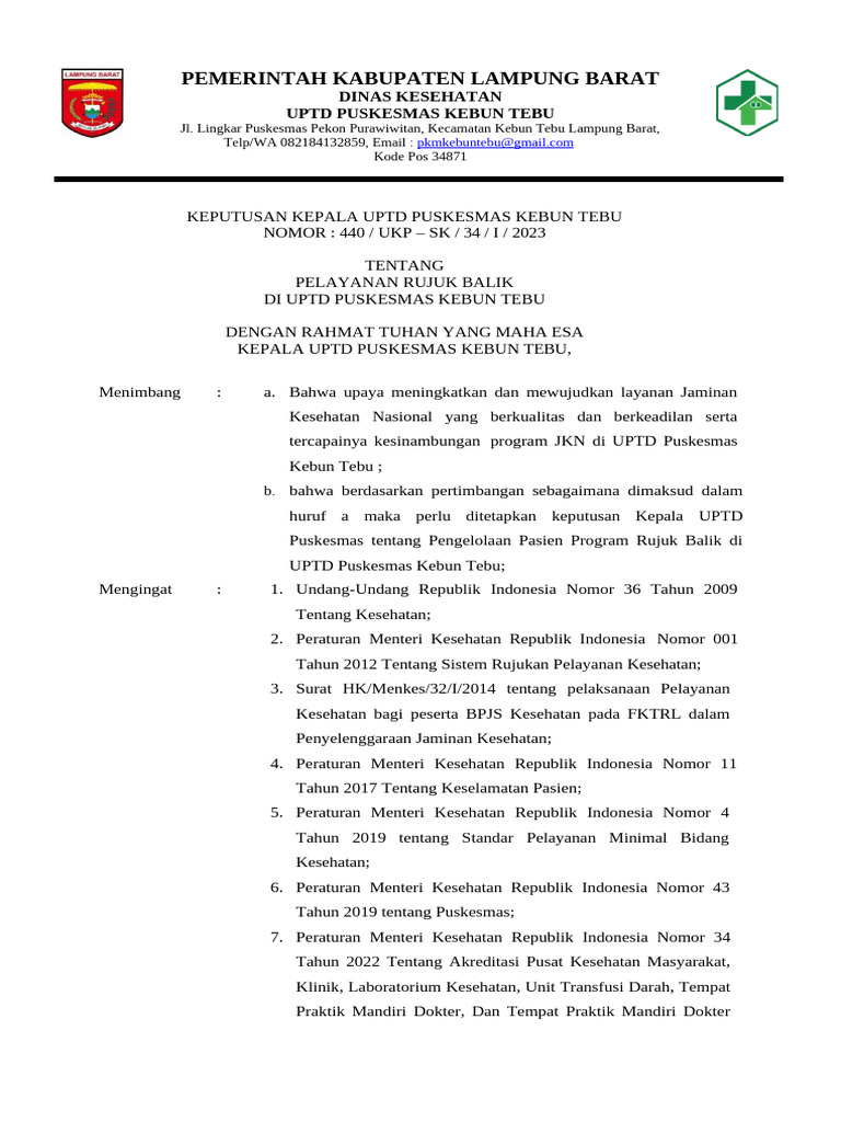 3.7 SK Rujuk Balik | PDF