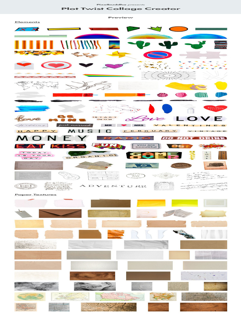 Elements&Paper Textures | PDF