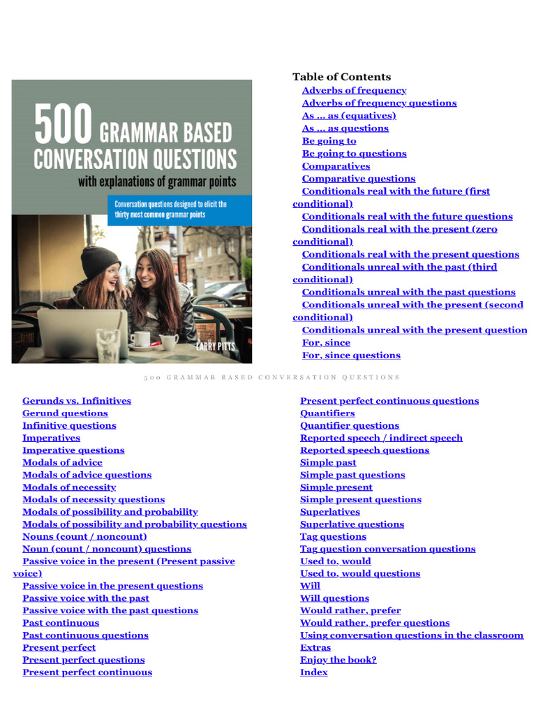 grammar based conversation questions | PDF