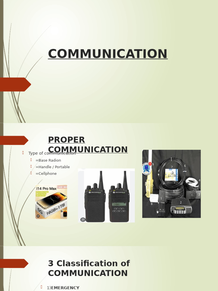 COMMUNICATION | PDF