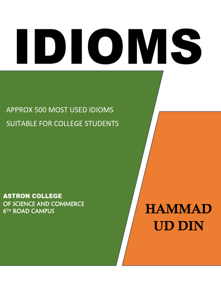 Common IDIOMS | PDF