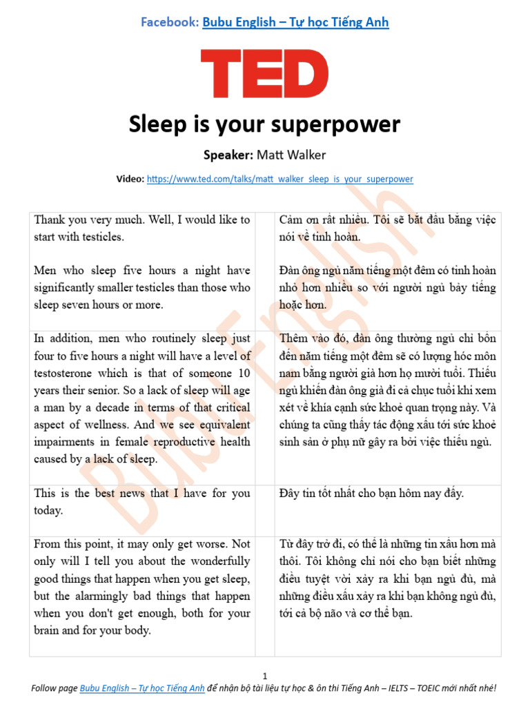 Sleep Is Your Superpower | PDF