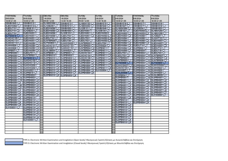 2.1_Provisional_Timetable_DLU_Updated | PDF