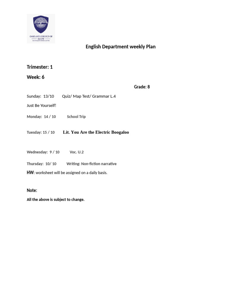 G8 Week 6 Tri 1 | PDF
