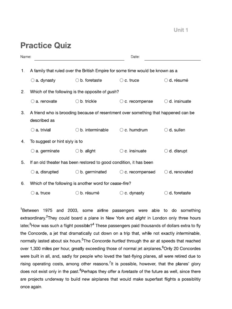 Quiz g.7 | PDF