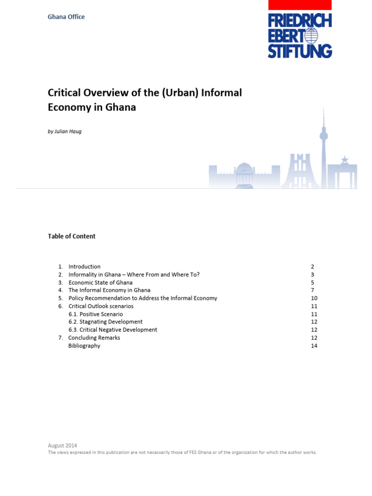 Critical Overview of The (Urban) Informal | PDF