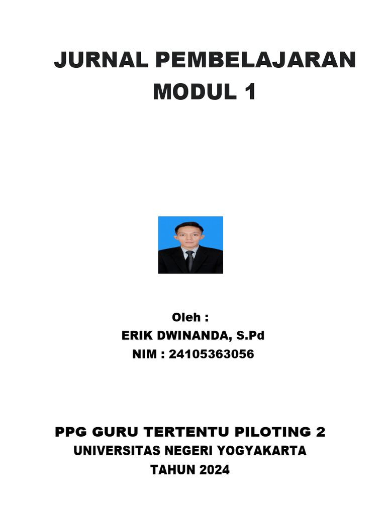 Jurnal Modul 1 Pembelajaran Sosial Dan Emosional | PDF