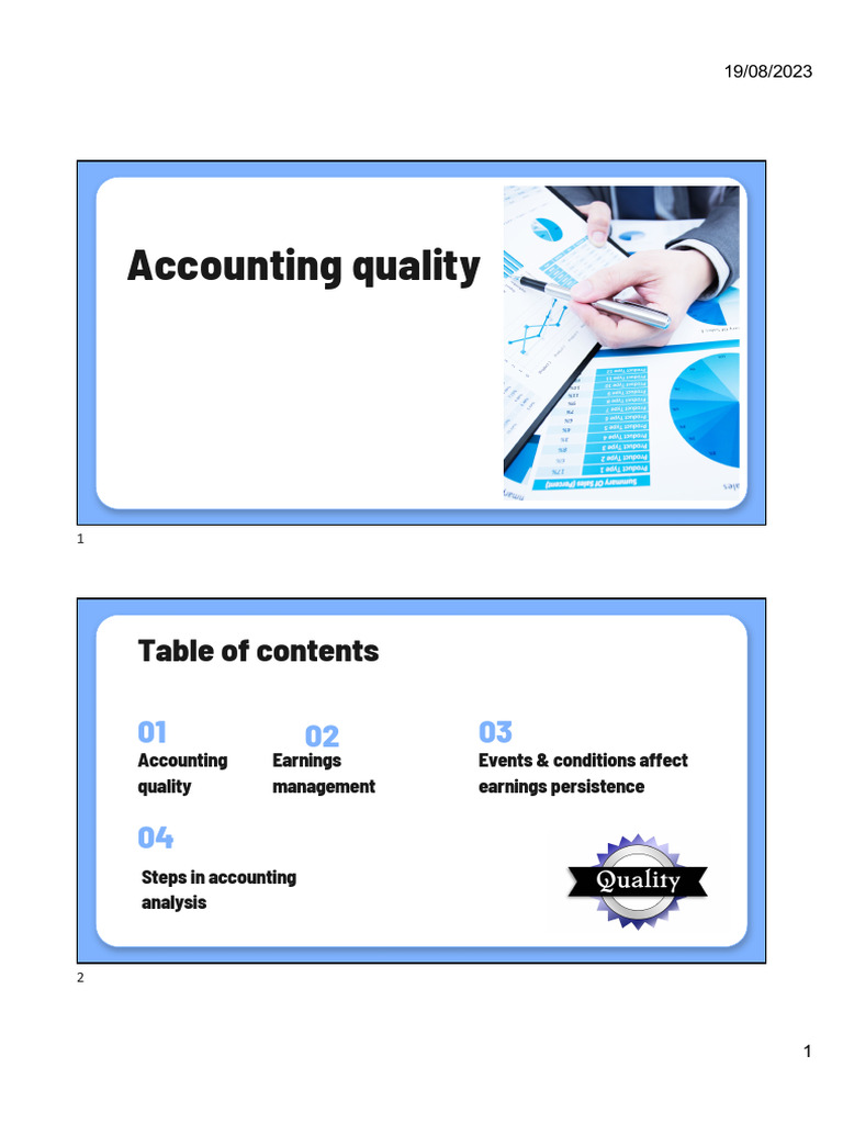 FSA - Lec 2 - Handout 2 Slides | PDF | Income | Financial Statement