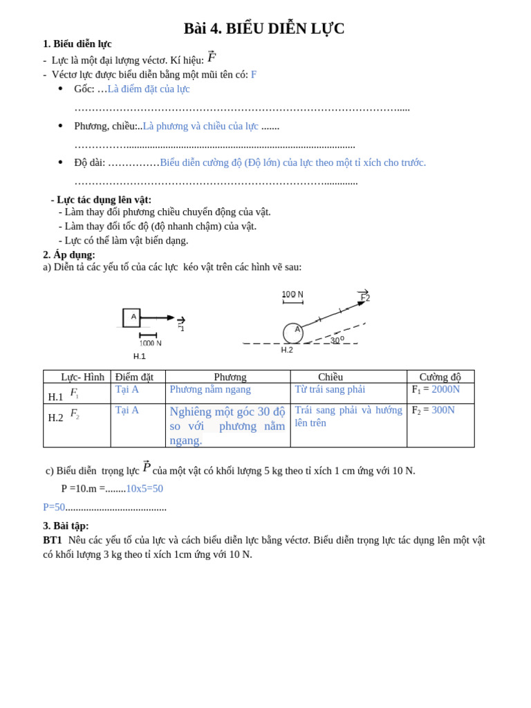 Bai 4. Bieu Dien Luc | PDF