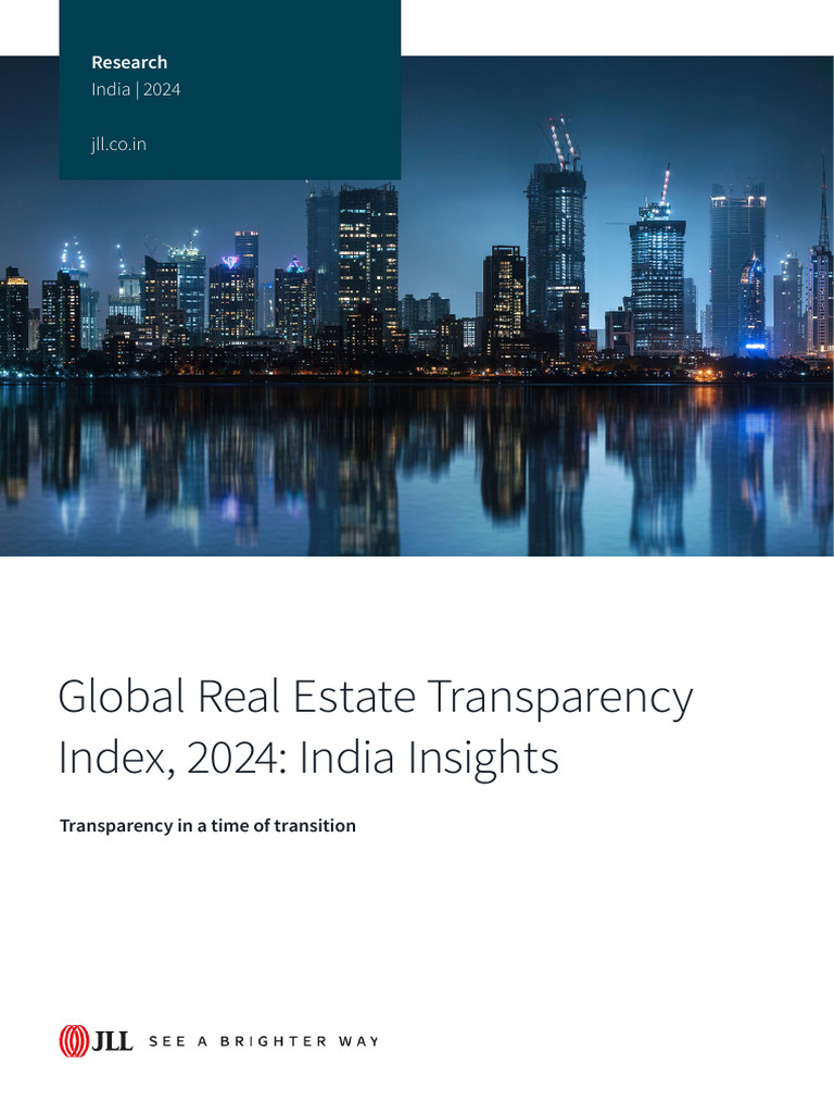 JLL Global Real Estate Transparency Index 2024 India Insights | PDF