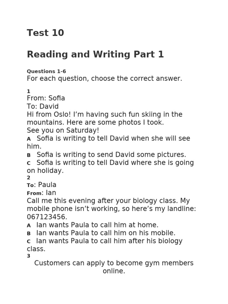 Test 10 | PDF