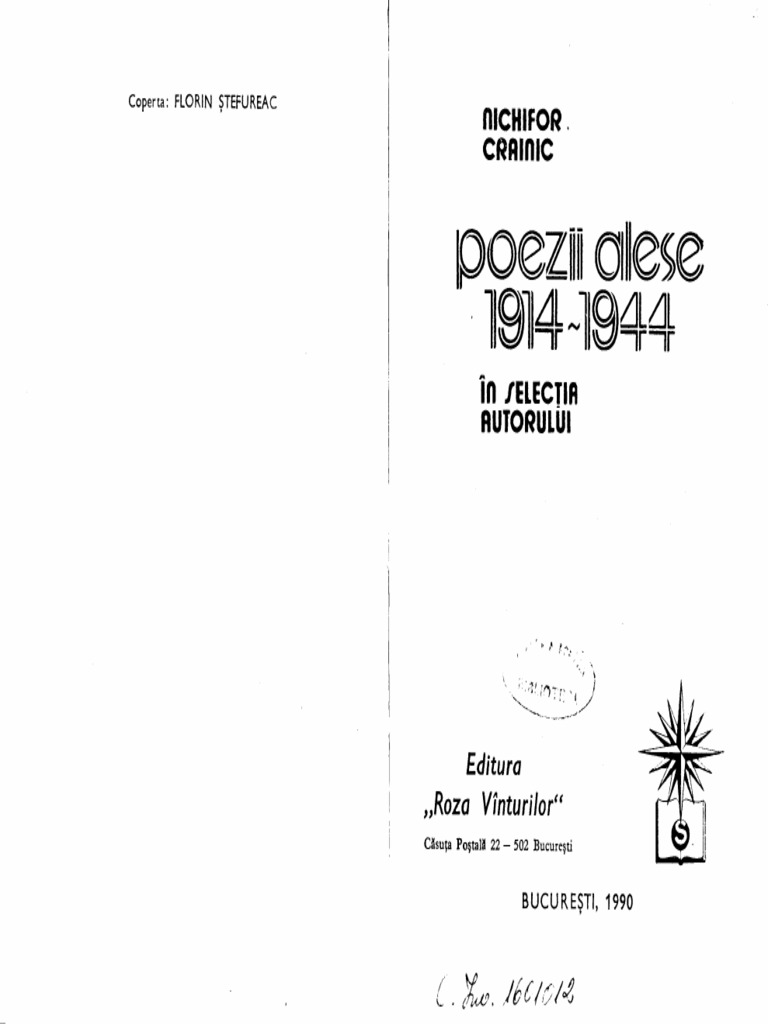Crainic, POEZII. ALESE. | PDF