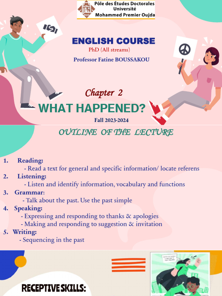 PHD English Course - Chapter 2 - No Answers | PDF