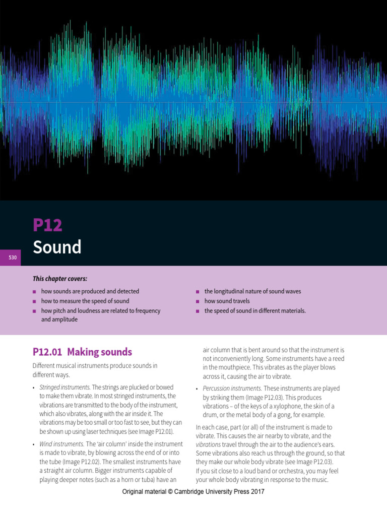 P12 - Sound | PDF
