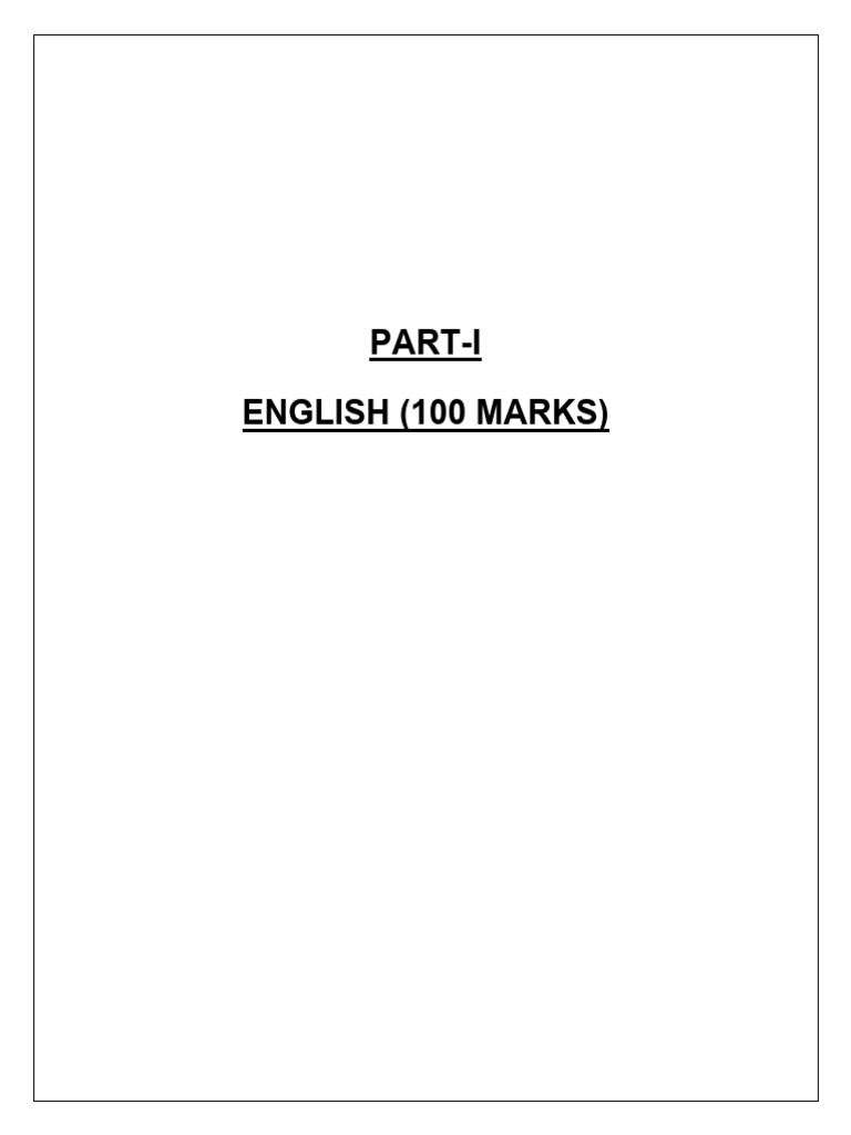 New Written Test Pattern For Class VIII 2023 | PDF