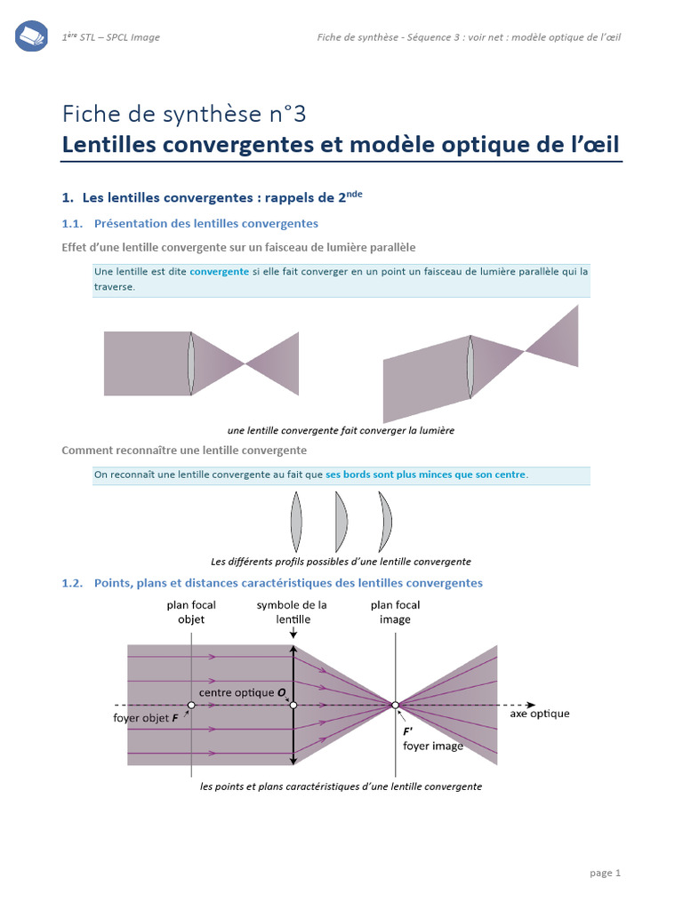 IMAGE FS03 Lentille Oeil | PDF