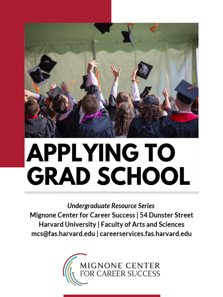 2024 Applying To Grad School Edited | PDF