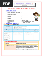 Sesion 4 Yo Se Cuidar Mi Cuerpo | PDF | Las emociones