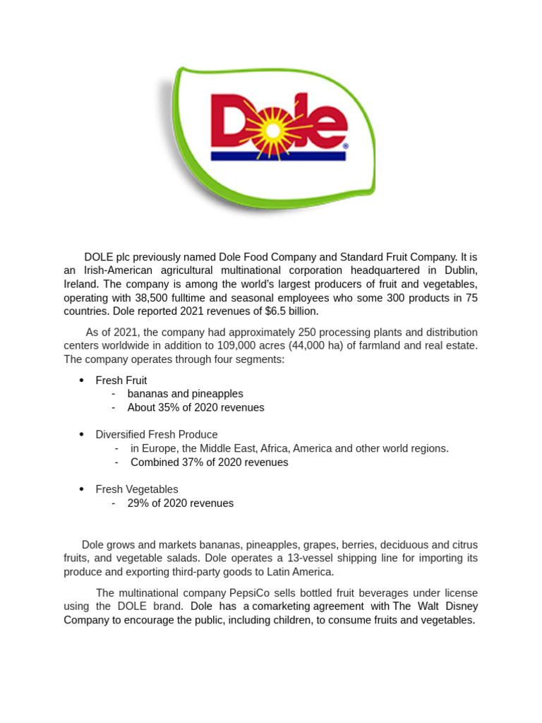AB 141_DOLE Financial Staments_words doc. report | PDF