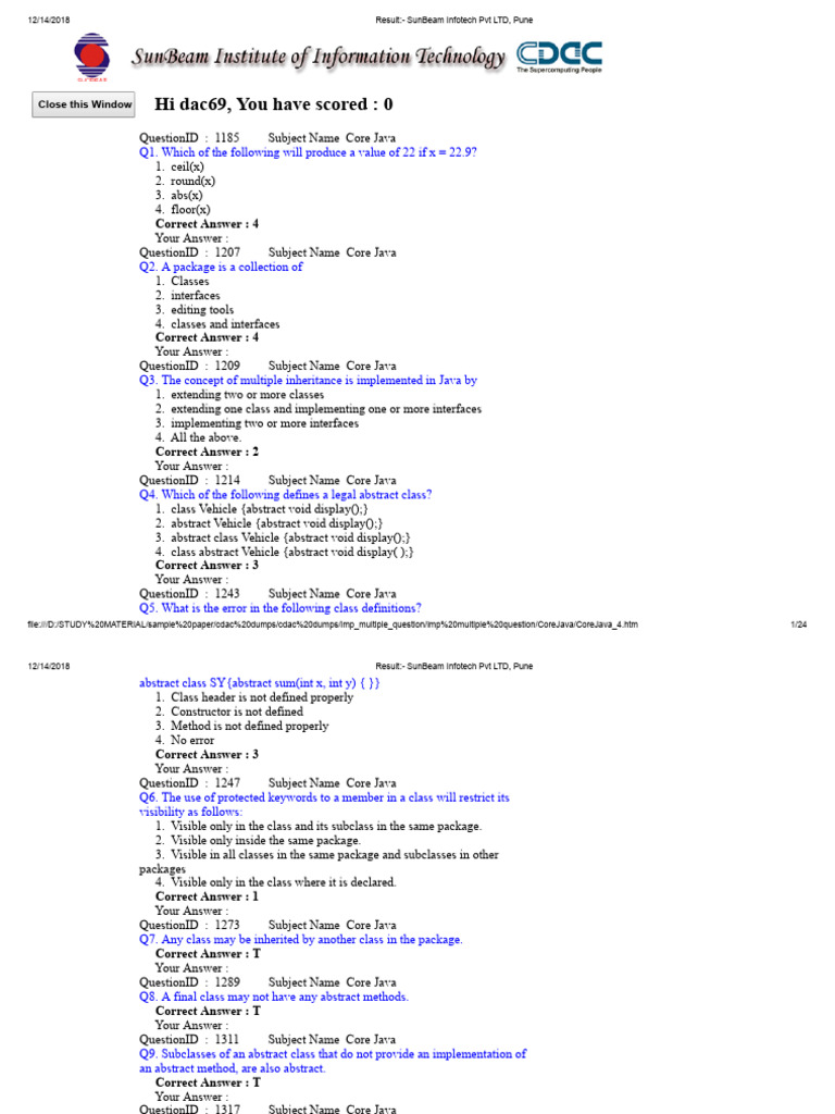 Java | PDF