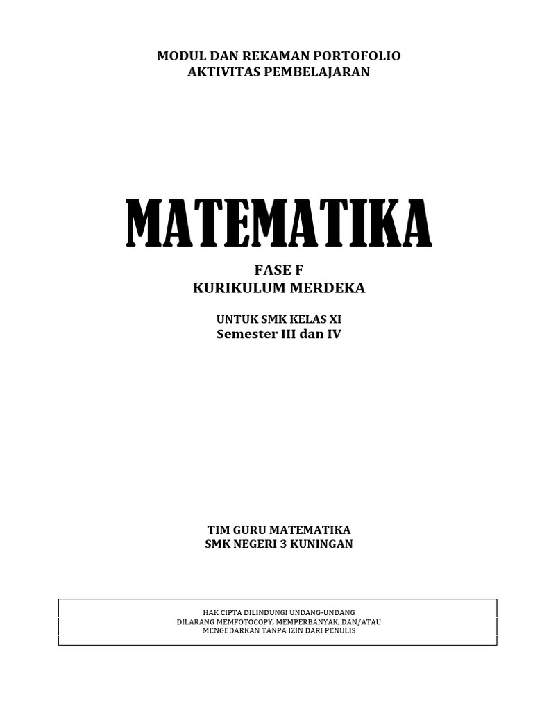 Modul Kelas Xi | PDF