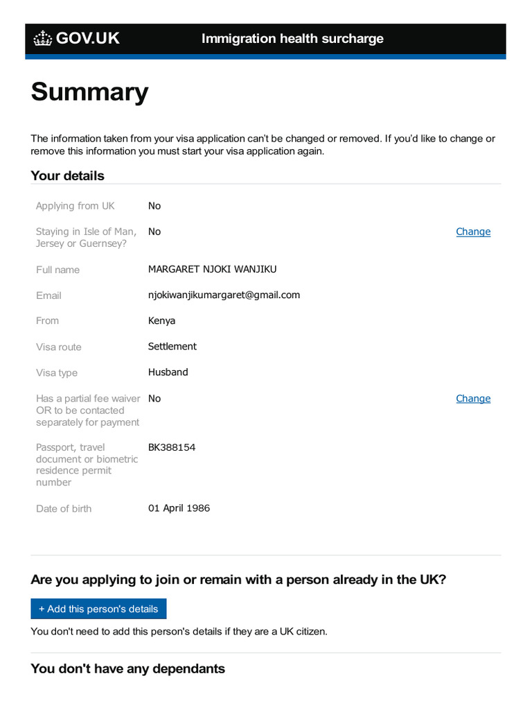 IHSApplication Summary | PDF