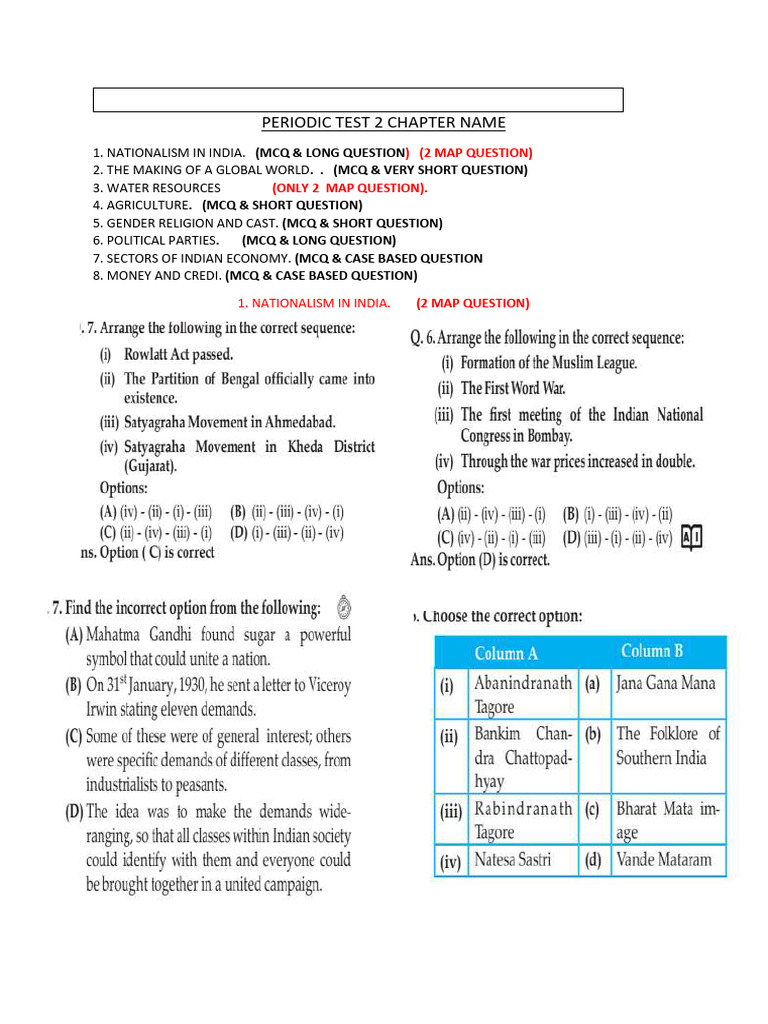 Prepared Reading Material For pt-2 Exam | PDF
