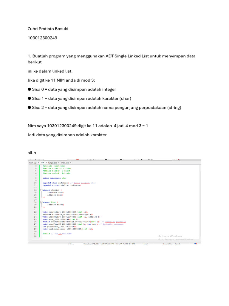 TP MOD 5 103012300249 Zuhri Pratisto Basuki | PDF