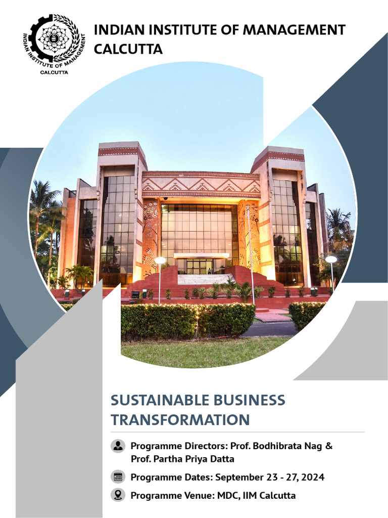 IIMC MDP SBT Sept 23 27 2024 | PDF