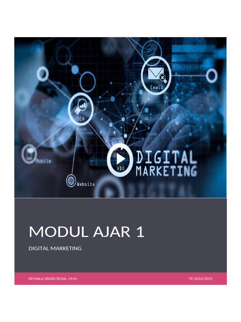 MODUL AJAR 1_Digital Marketing_ | PDF