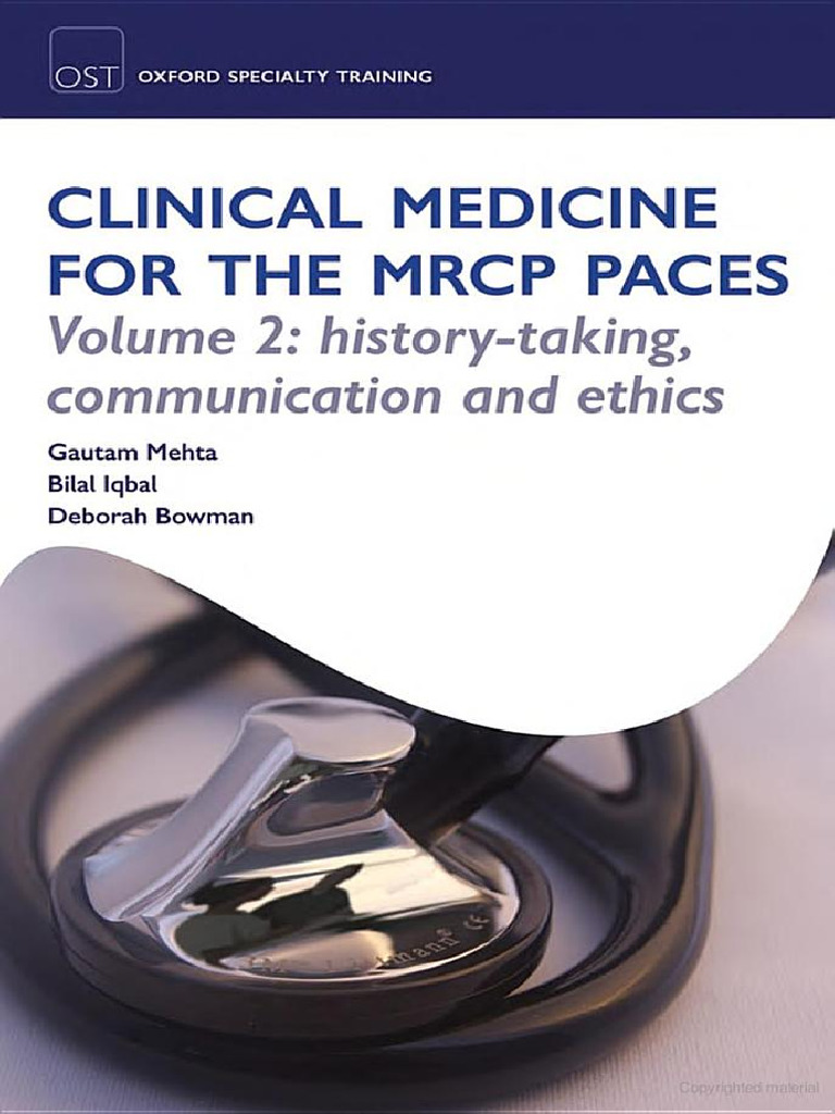 Clinical Medicine For The MRCP PACES (Vol. 2) - G. Mehta, Et. Al., (Oxford, 2010) WW | PDF