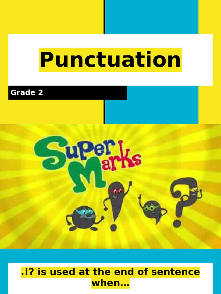 Ms. Lyle Grade 2 Punctuation TPT | PDF