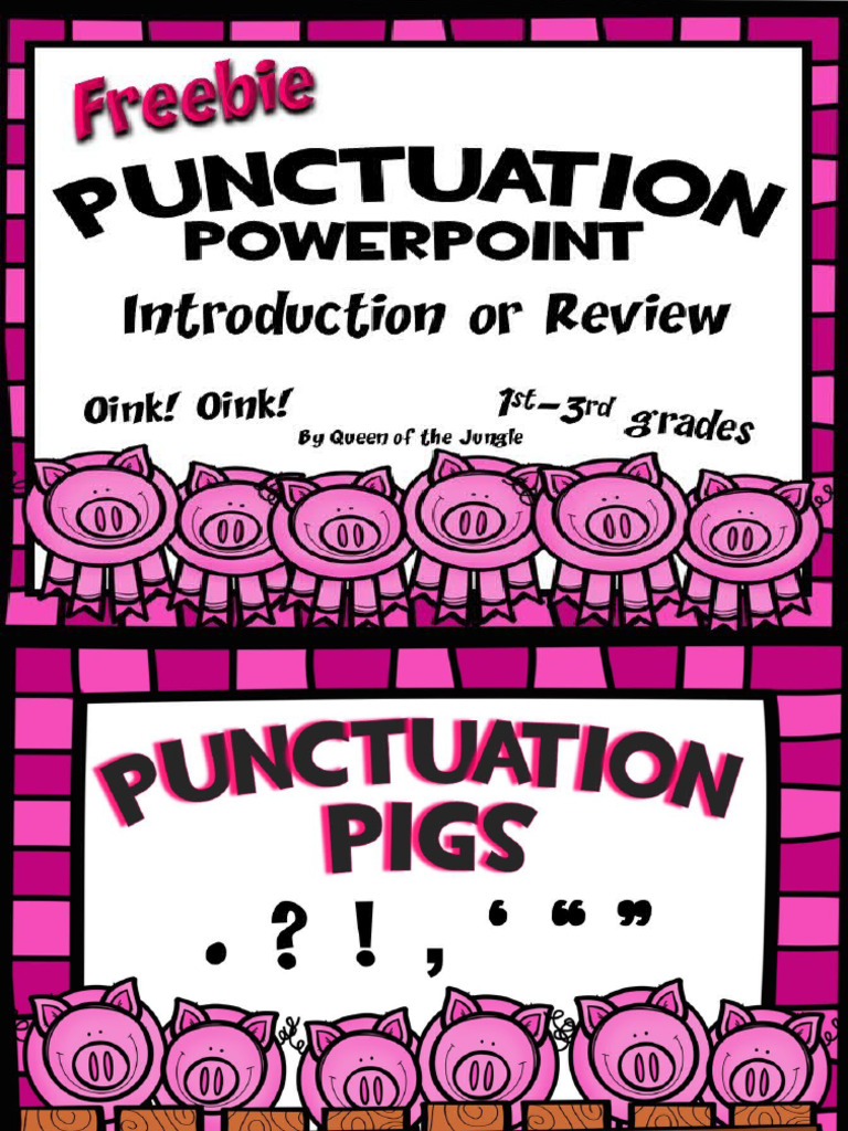 PunctuationPowerpointFree 1 | PDF