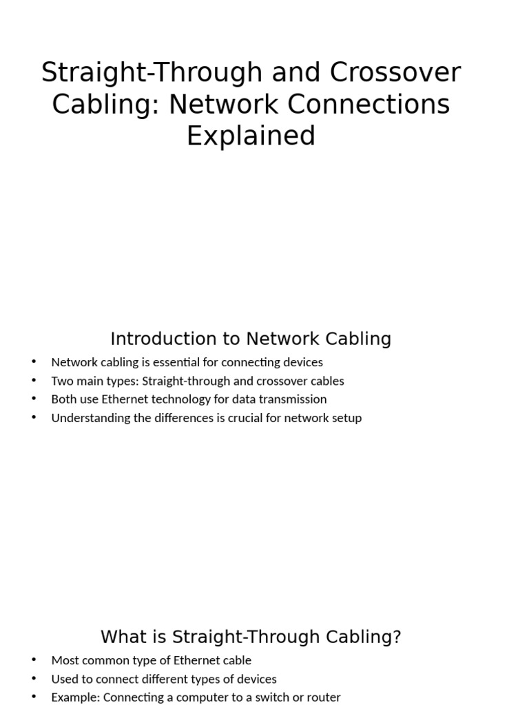 Network Cabling | PDF