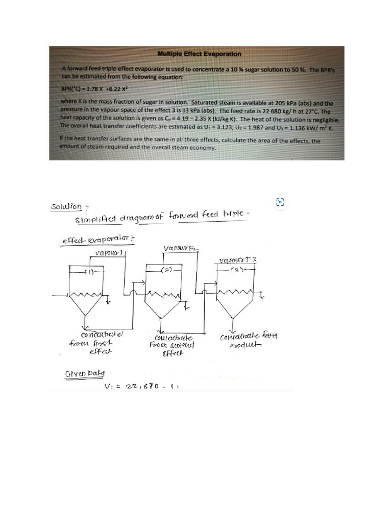 Doc2 Feed Forward Evaporation | PDF