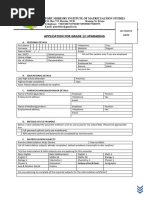MIE Application Form | PDF