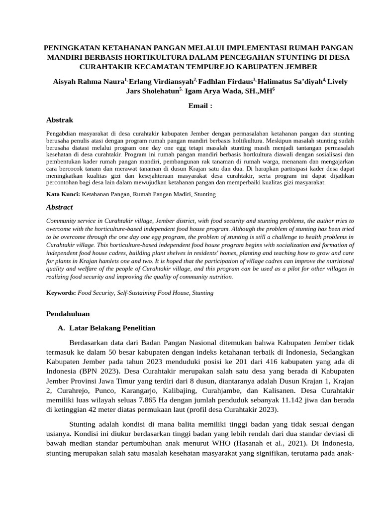 JURNAL ARTIKEL PENGABDIAN KKN revisi 1 | PDF