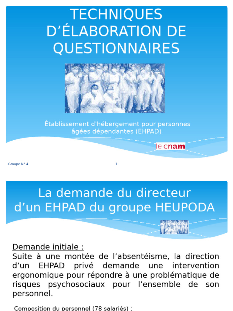 Techniques D'élaboration de Questionnaires | PDF