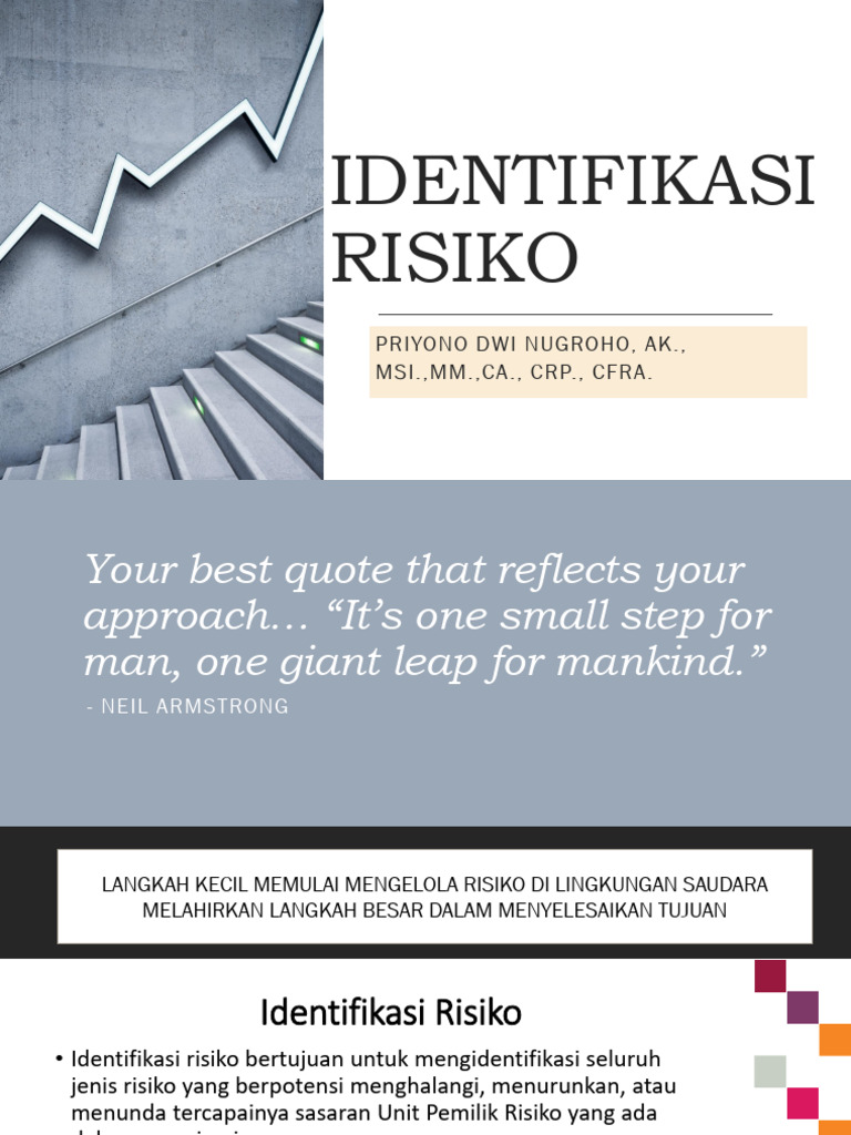 IDENTIFIKASI RISIKO - P3i | PDF