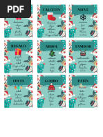 Christmas Spot It Game Vocab | PDF