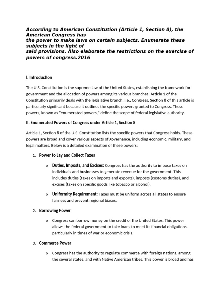 American Constitution | PDF