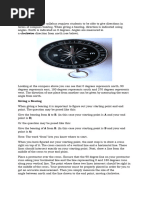 Directions Using a 16-Point Compass | PDF