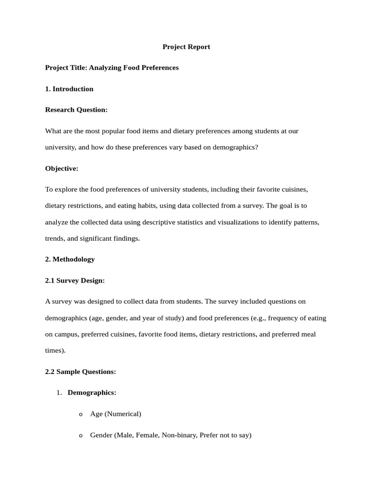 Project Report | PDF