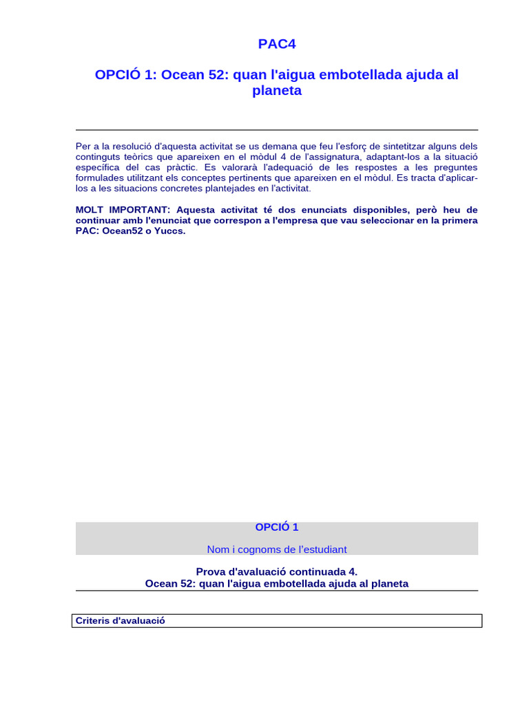PAC4 Ocean52 Yuccs | PDF | Comunicación | Marca