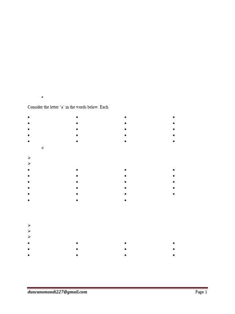 English Form 1 Notes | PDF