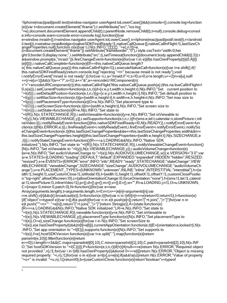 Copy of Mraid_js | PDF Copy of Mraid_js | PDF