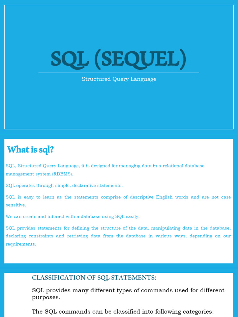 SQL Commands - 2 | PDF