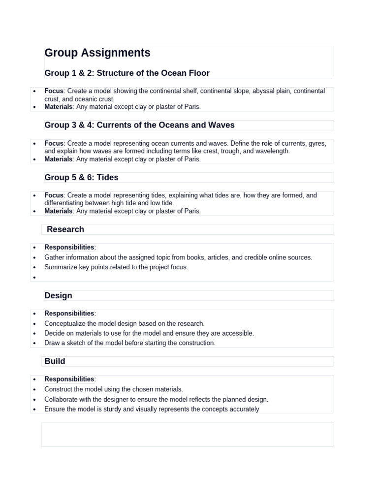 Geography Project Outline | PDF