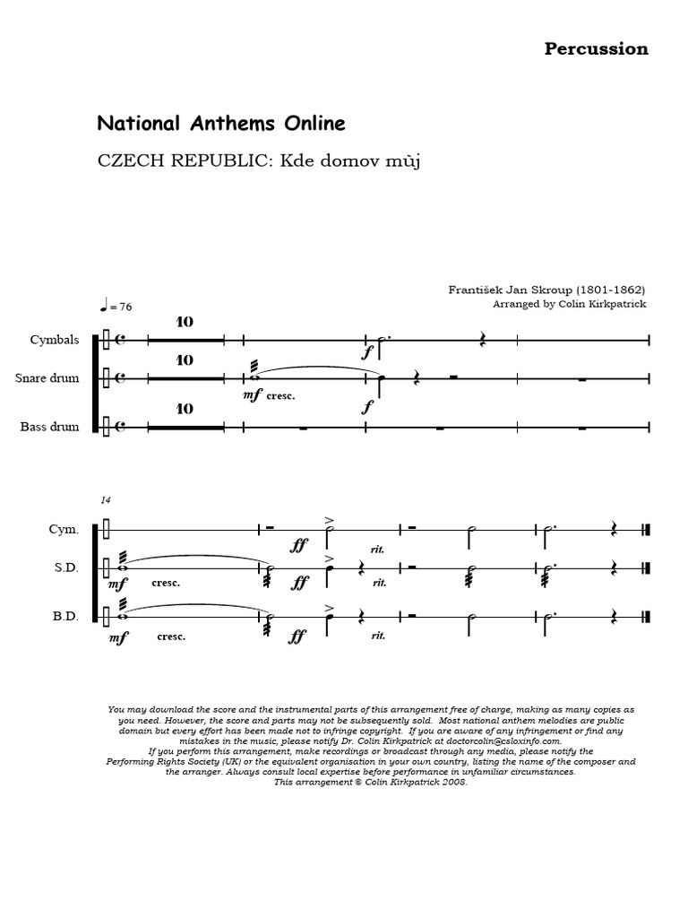 Czech Percussion | PDF